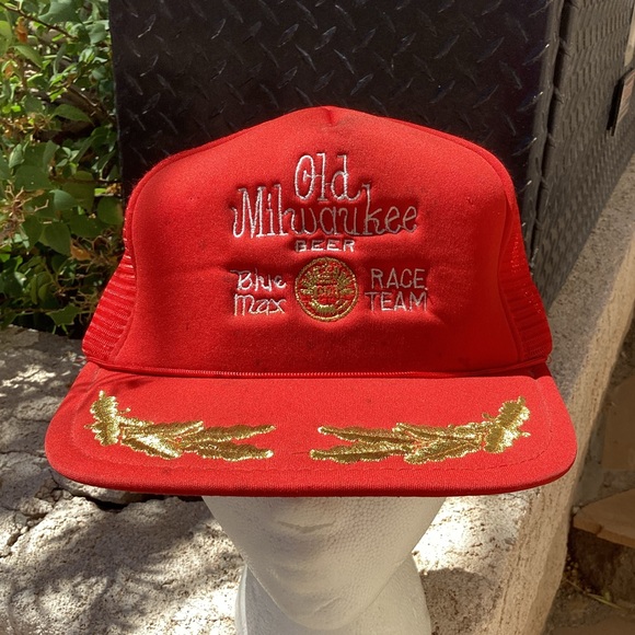 Budweiser | Accessories | Vintage Old Milwaukee Beer Blue Max Racing ...